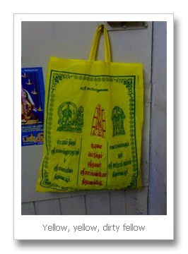 Polythene bags – can we ‘out’ them with Yellow cloth bags?